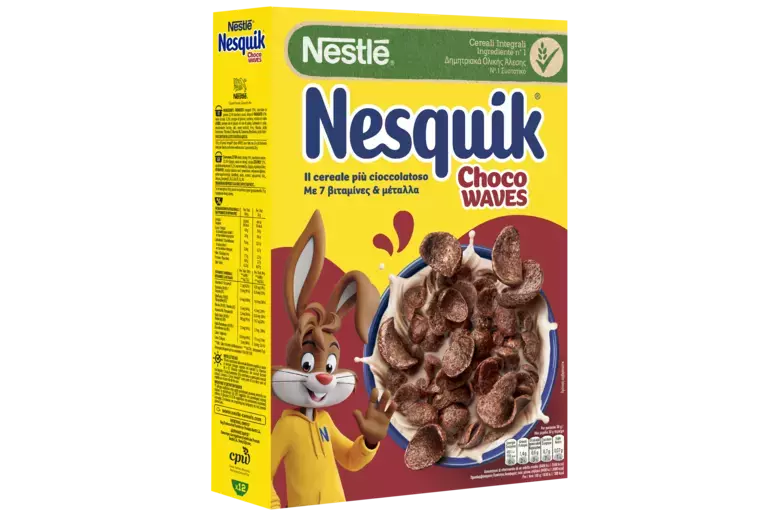 Δημητριακά Πρωινού Nesquik® Choco Waves | Δημητριακά Nestlé
